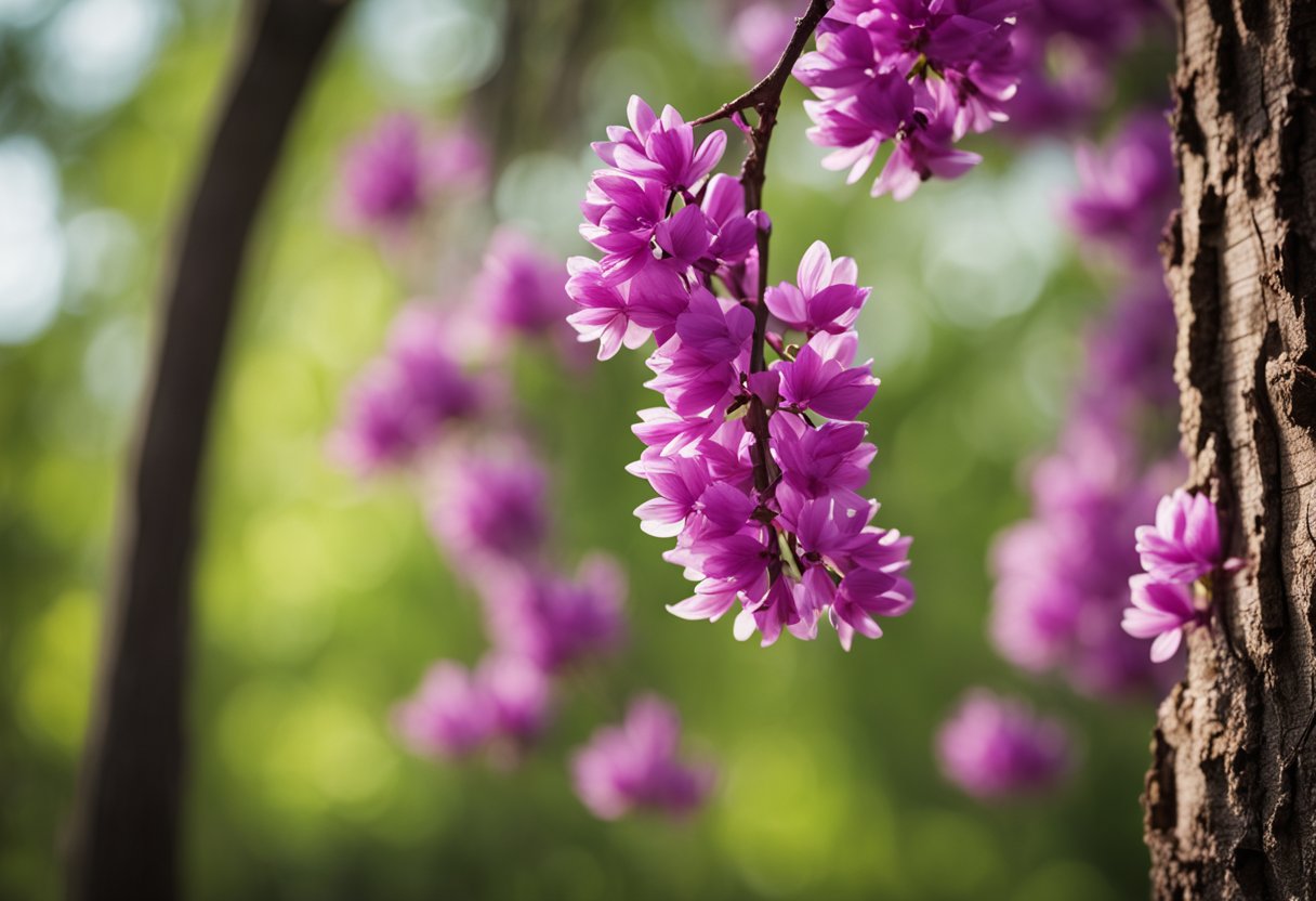 Exploring Redbud Trees' Unique Trunk Blossoms